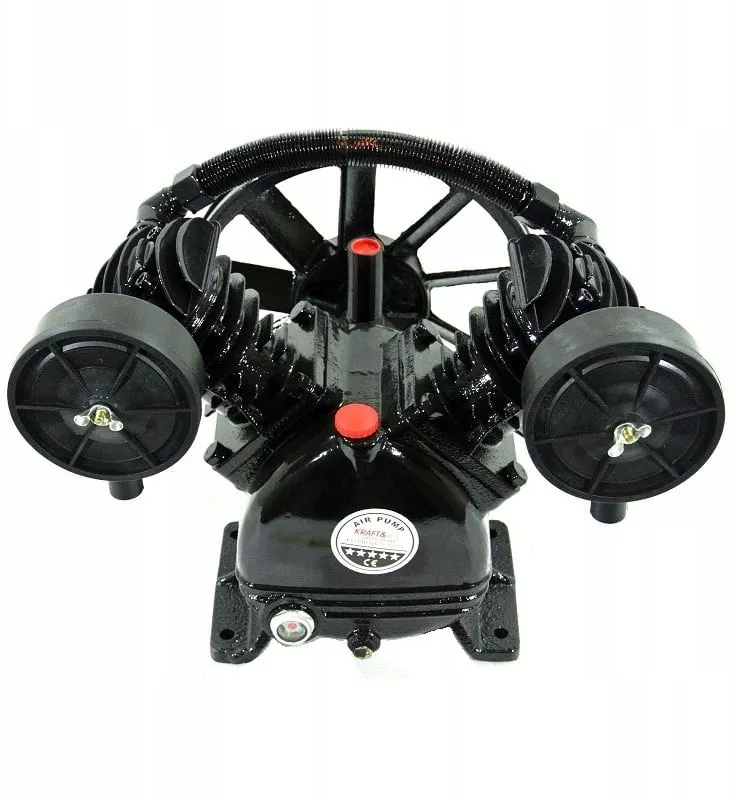 Cap compresor aer cu 2 cilindri pistoane pentru 1.5kW 120L min KD1401 ...