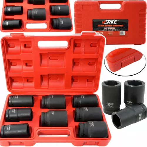 Trusa chei tubulare de forta impact ¾ 17-32mm intarite CR-Mo V39471 ...