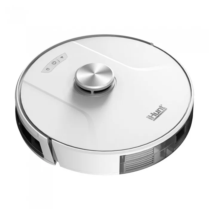 Robot aspirare iHunt Robo Clean PRO cu iHunt 28W 0.6l Home App Alb - cel.ro
