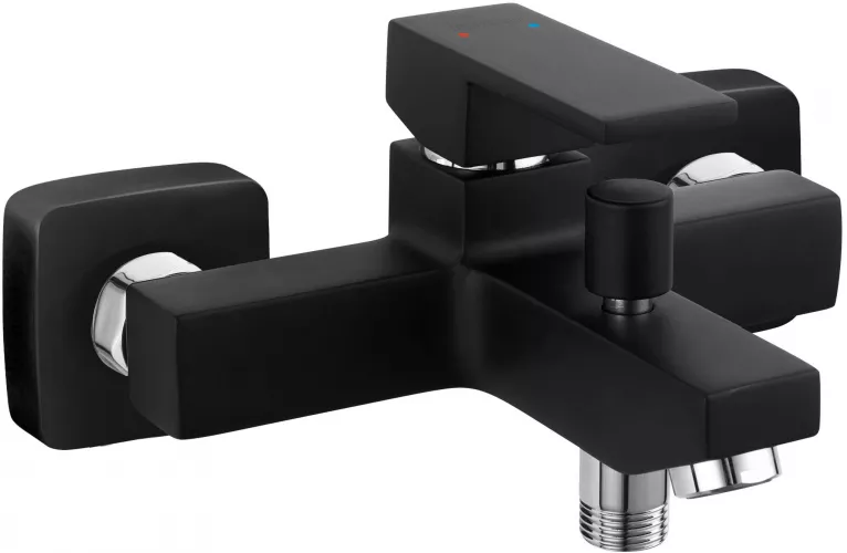 Coloana de dus Ferro Zicco cu baterie cada / dus Negru Mat set bara dus ...