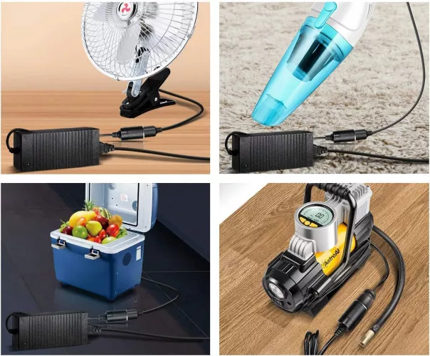 Convertor Priza Auto la 220V MRG MJNT614 Invertor 12v 220v Priza ...