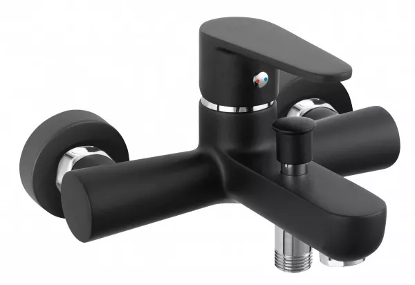 Pachet 2 in 1 Baterie cada/dus Negru Set Bara Dus 3 Functii Cu Suport ...