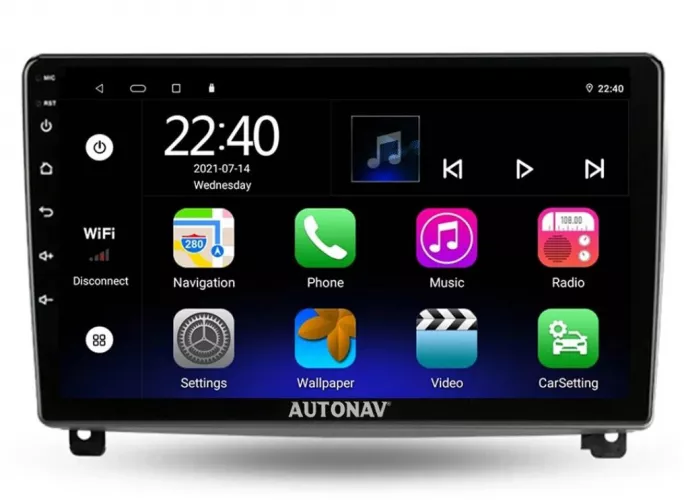 Navigatie AUTONAV ECO Android GPS Dedicata Peugeot 407 Model PRO ...