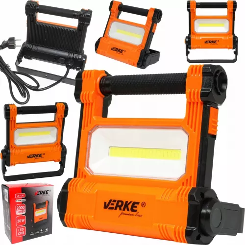 Proiector reflector lampa lumina LED atelier auto 20W cu maner si ...