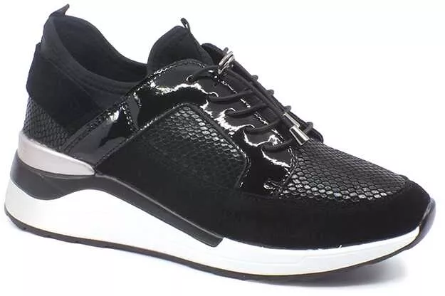 Pantofi dama Maria Conti din piele naturala siret elastic 39