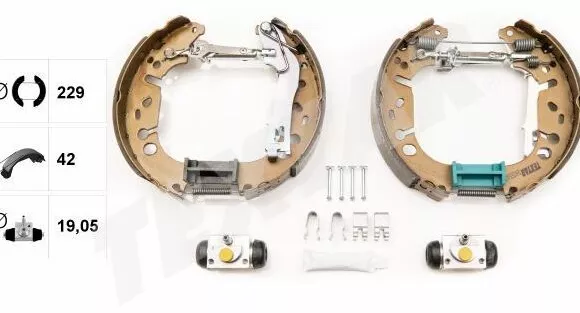 Set saboti frana OPEL CORSA D Van ATE 03052068193 03052068193-9122 - cel.ro