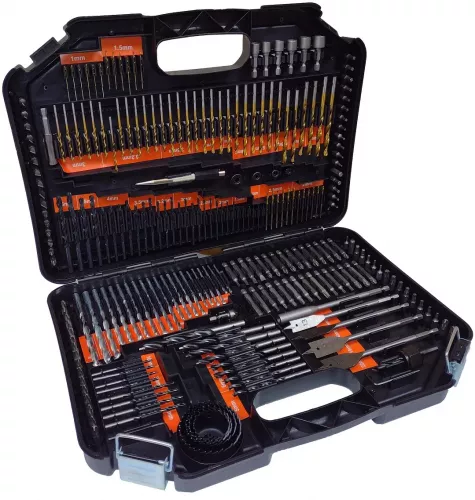 Trusa set 247 burghie carote capete surubelnita scule metal beton lemn ...