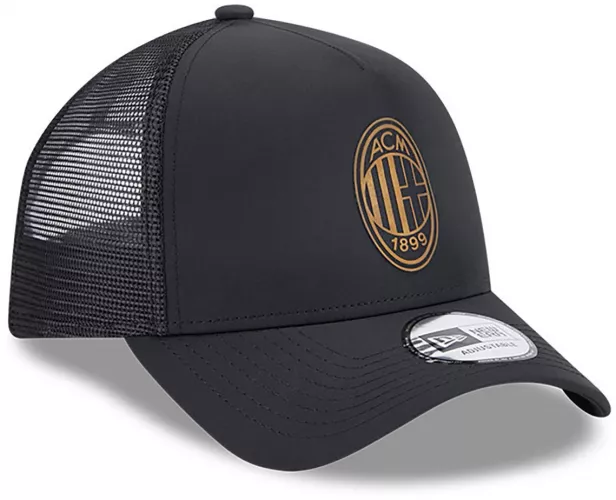 Sapca New Era 9forty a-frame trucker ac milan negru-auriu 60363600 ...
