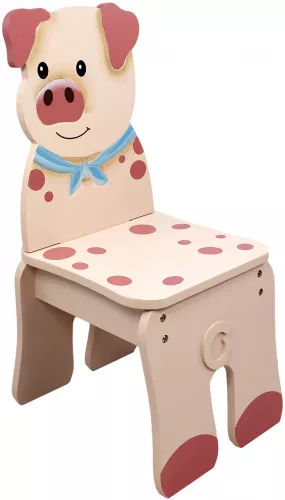 Scaun pentru copii Fantasy Fields MDF/Lemn masiv Model porcusor 32x29 ...