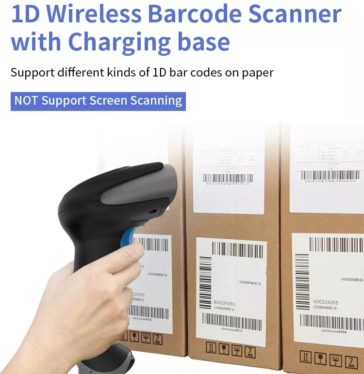 Scanner coduri de bare cu laser LP-WX70D scaner coduri de bare portabil ...