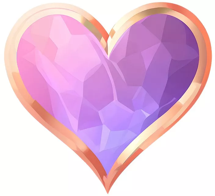 Sticker decorativ Inima Roz 65 cm 7713ST itq7_885754551 - cel.ro