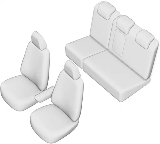 Huse auto dedicate pentru Volkswagen Tiguan 2008-2011 CED-2520