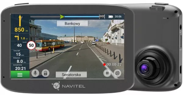 Camera Auto DVR cu Navigatie GPS NAVITEL RE 5 DUAL Filmare FullHD 140 ...