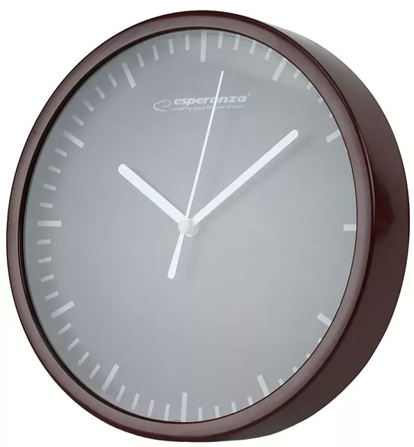 Ceas de perete Quartz cadran cu linii 20 cm Esperanza Budapest ehc010k ...
