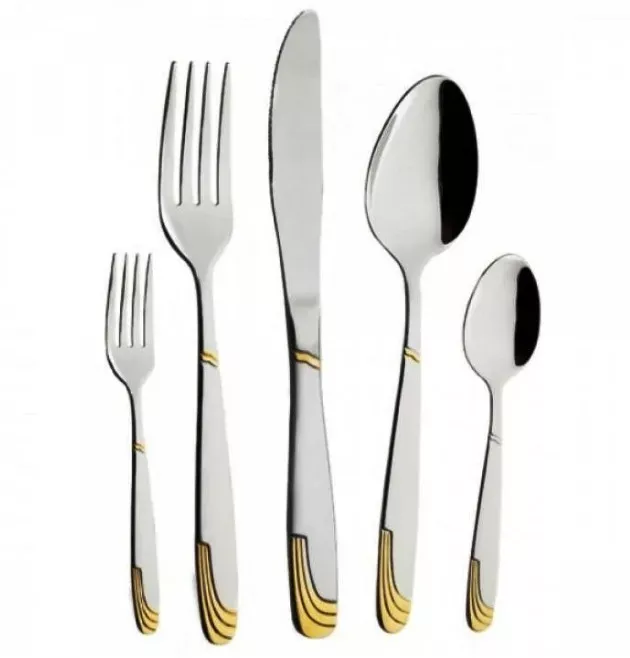 Set de tacamuri inox 30 piese Bohmann BP A30-GM la CEL.ro