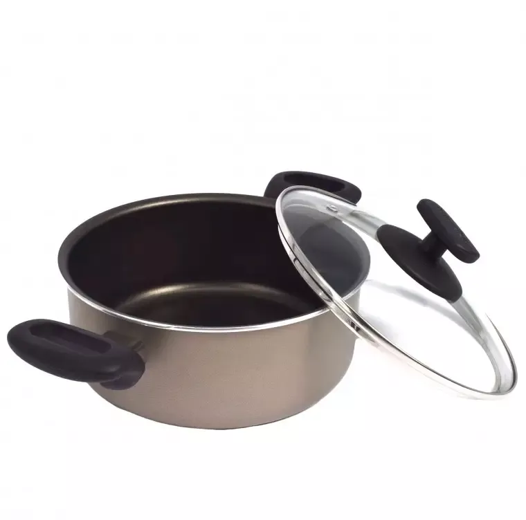 Oala cu capac din Aluminiu GermagTrend Bej 20 wtun_655217014 - cel.ro