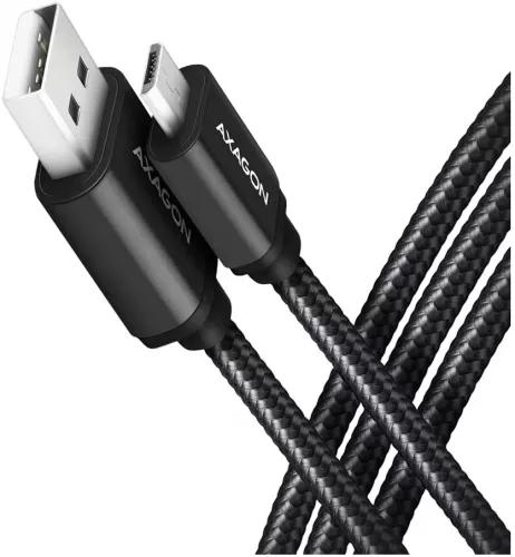 Cablu Axagon SPEED USB Micro USB / USB-A 2.4A 150cm negru bumm-am15ab ...