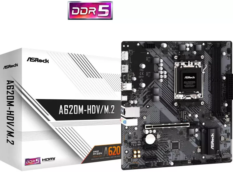 Asrock A620m Hdvm 2 Ddr5 Socket Am5 Matx La Cel Ro