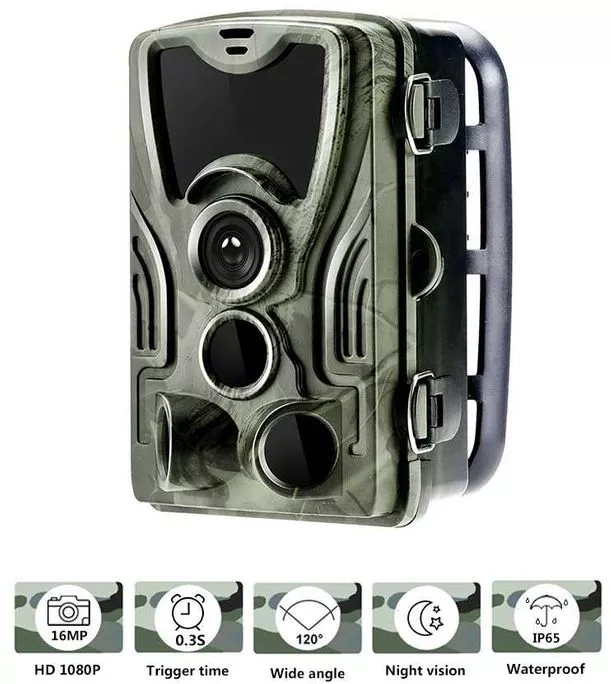 Camera de vanatoare TSS-801A 24MP IR invizibil cu stocare poza si video ...