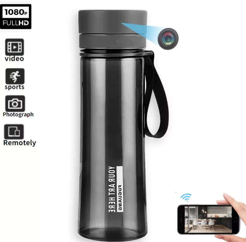Camera Spion TSS-V004 Ascunsa in Sticla de Apa Sport WIFI 5MP Full HD ...