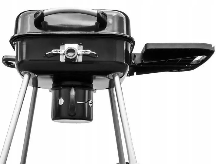 Gratar gradina grill dreptunghiular cu roti capac raft 57x45 cm ogwy ...