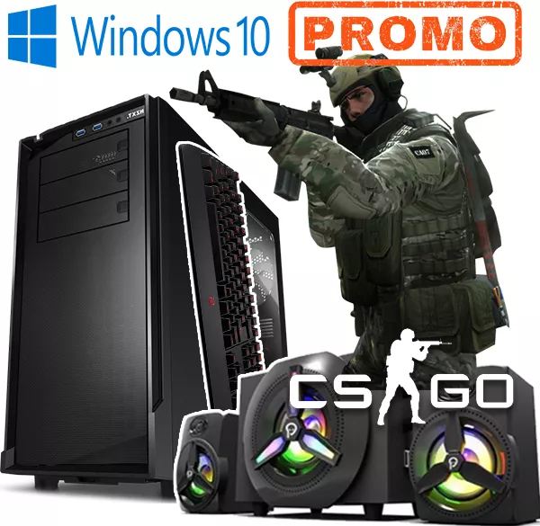 PC Gaming I3-2100 16Gb RAM Video 4Gb RAM 128Biti GeForce GT740 SSD ...