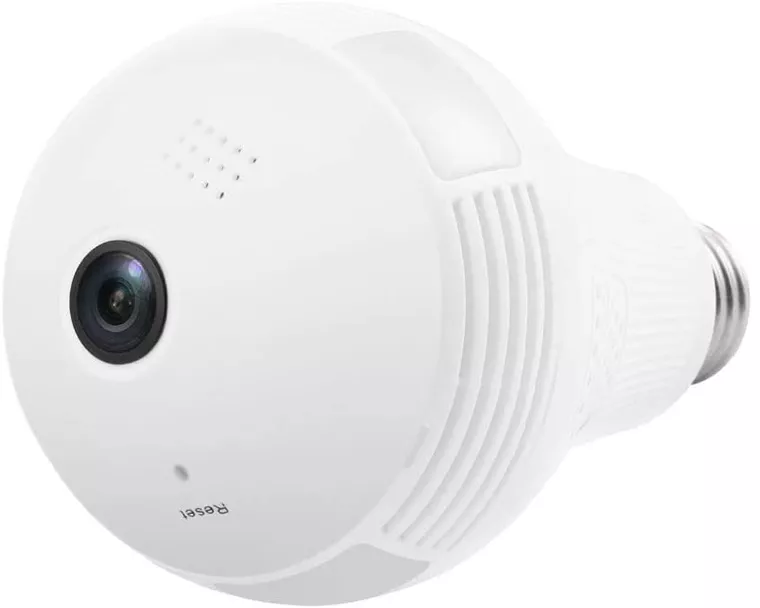 Camera de Supraveghere Panoramica WiFi tip Bec cu Aplicatie Live TSS ...