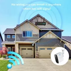 Camera de Supraveghere Profesionala Wi-Fi cu Vizionare Live 4MP IR 20m ...