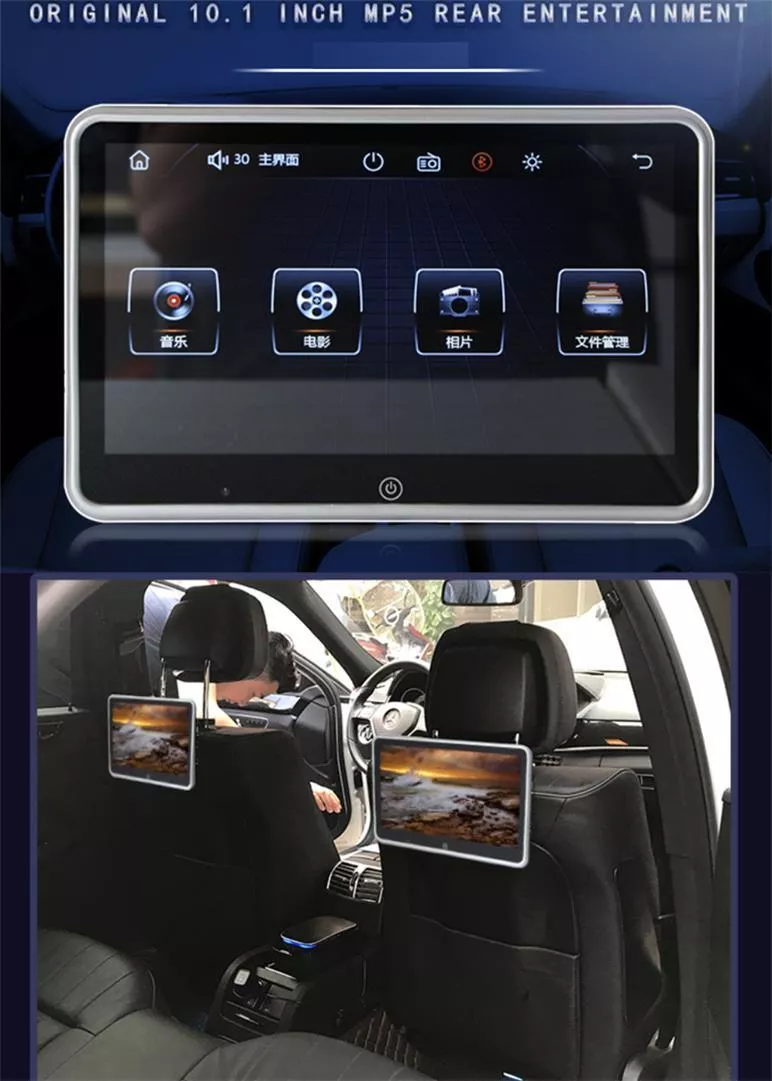 Monitor tetiera cu touch screen 10.1 inch si telecomand SPT1025 la CEL.ro