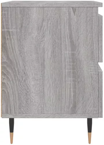VidaXL Noptiera gri sonoma 40x35x50 cm lemn compozit 830664