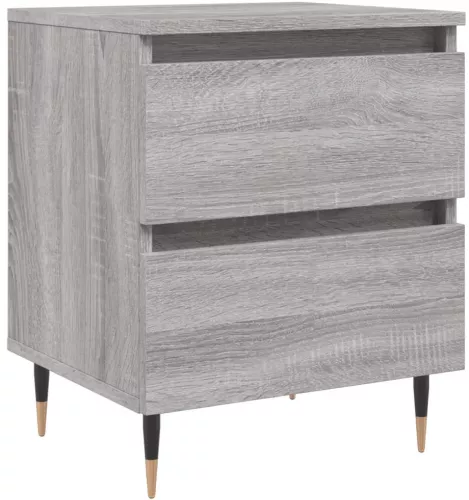 VidaXL Noptiera gri sonoma 40x35x50 cm lemn compozit
