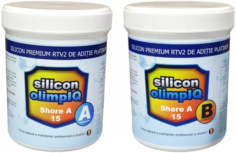Cauciuc Siliconic Aditie shore A15 olimpIQ RTV2 platinum matrite kit 2kg