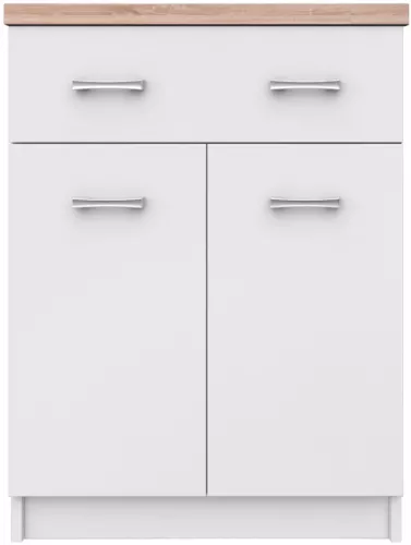 Comoda 2D1S 60 alba stejar Sonoma TOPTY TIP 41 tk-0000370845 - cel.ro