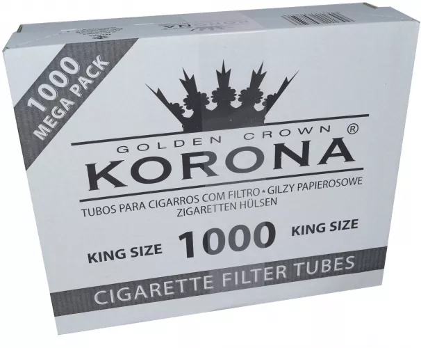 Tuburi tigari pentru injectat tutun Korona filtru maro 1000 bucati tem9 ...