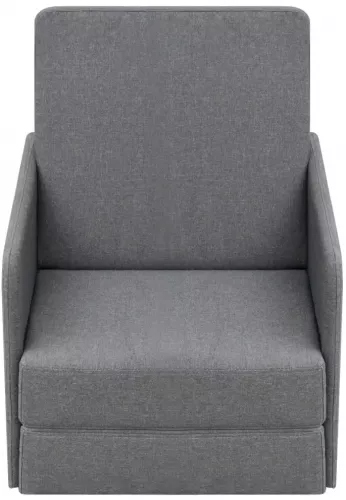 VidaXL Fotoliu pat extensibil gri deschis material textil 243648 - cel.ro