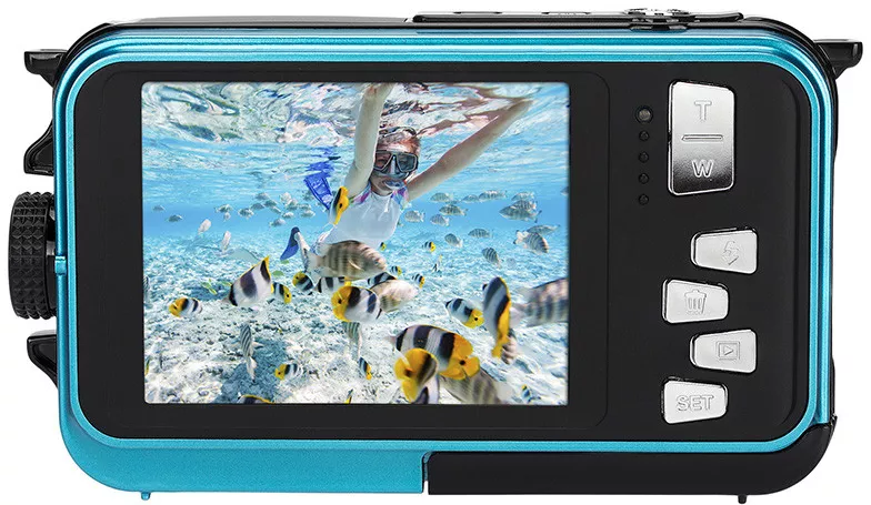 Camera subacvatica Agfaphoto WP8000 24MP Video HD 3M Albastru WP8000BL ...