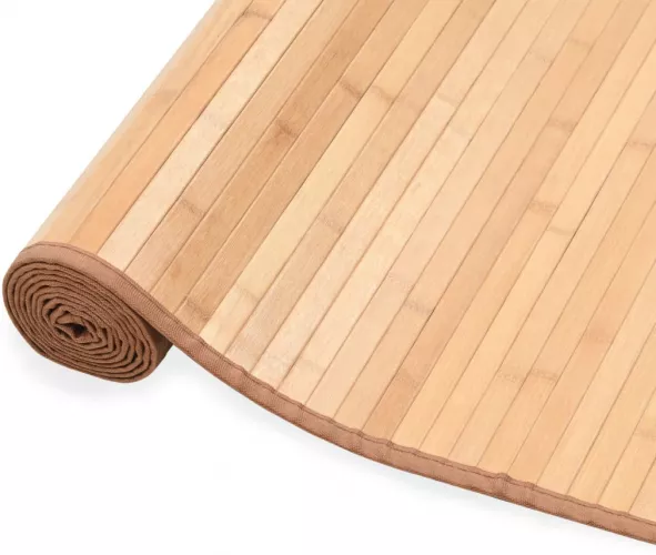 Covor din bambus maro 80 x 300 cm 247206 - cel.ro