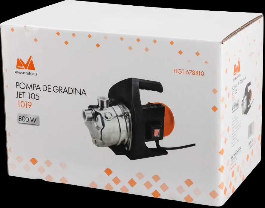 Pompa de gradina cu carcasa din inox 800W 678810 - cel.ro