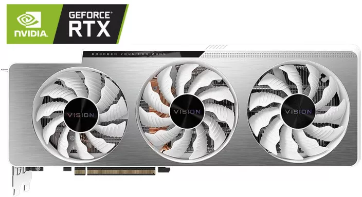 Placa video GIGABYTE GeForce RTX 3090 VISION OC 24GB GDDR6X 384-bit ...