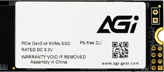 Solid State Drive SSD AGI Technology AI298 512GB PCI Express 3.0 x4 M.2 ...