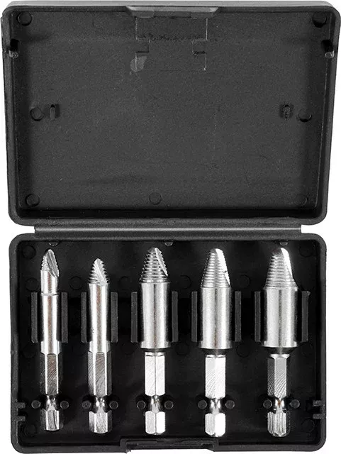 Set de 5 extractoare pentru suruburi rupte 6-14mm V86479 Verke la CEL.ro