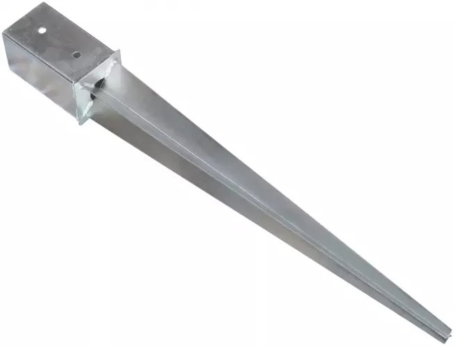 VidaXL Tarusi de sol 6 buc. argintiu 8x8x76 cm otel galvanizat