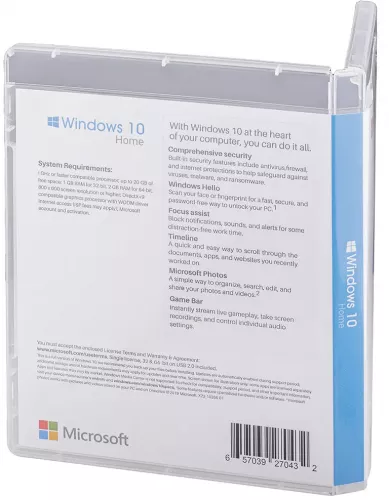 Windows 10 Home 32/64 bit Multilanguage Retail Flash USB 2.0 la CEL.ro