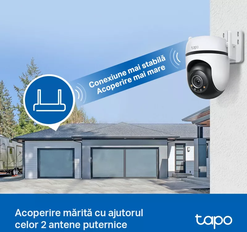 Camera de supraveghere Smart TP-Link Tapo C520WS Outdoor Pan/Tilt 360 ...