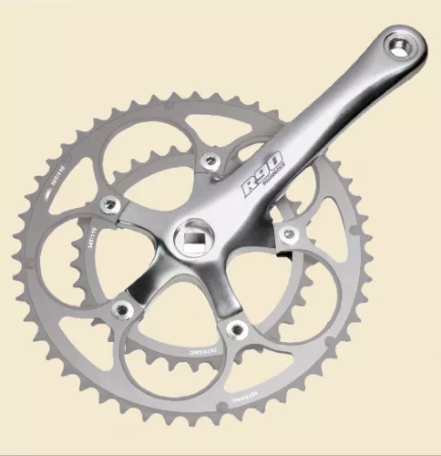 Angrenaj Pedalier SUNRACE FCR9F 9V 50-34T 170mm Patrat Silver- Negru ...