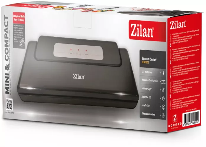 Aparat de vidat Zilan ZLN5602 Negru functie de sigilat indicator LED ...