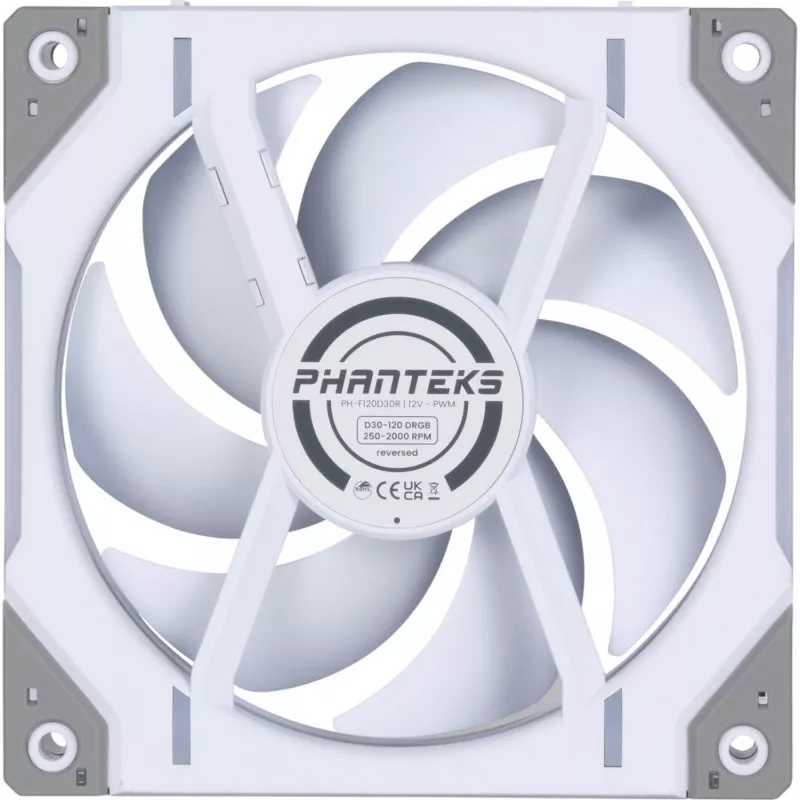 Ventilator / radiator Phanteks D30-120 Reverse RGB PWM 120mm Three Fan ...