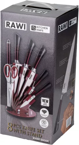 Set 7 cutite cu suport RAWI-0808R RAWI-0808R - cel.ro
