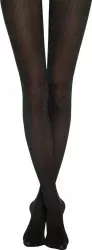 Dres cu model imitatie plasa si lurex Conte Fantasy Rete Lurex - Nero 4 ...