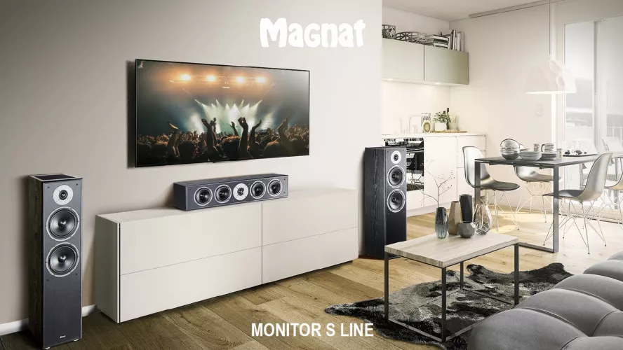 Magnat Monitor S70 boxe de podea nuc set 2 bucati MONITORS70W - cel.ro